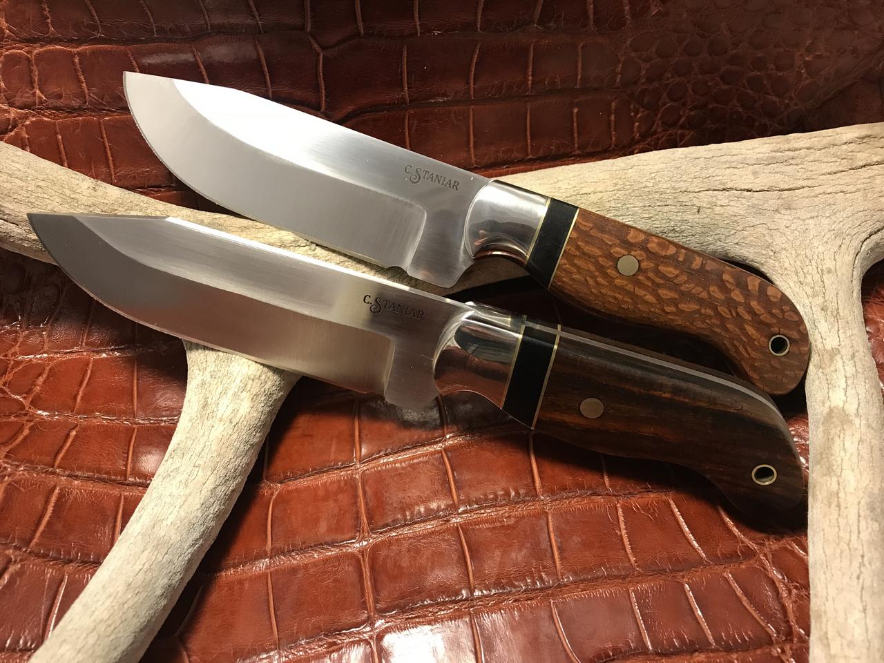 2 Drop Point Hunting Knives